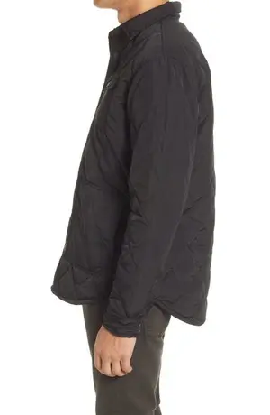 SCHOTT Quilted Down Shirt Jacket