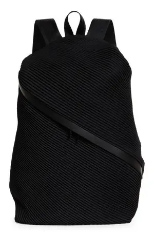 Issey Miyake Bias Pleated Backpack