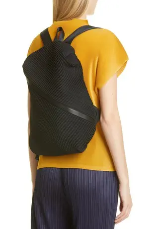 Issey Miyake Bias Pleated Backpack