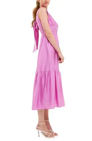 Endless Rose Bow Back Midi Dress