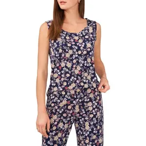 Chaus Floral Sleeveless Shell