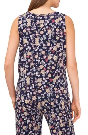 Chaus Floral Sleeveless Shell