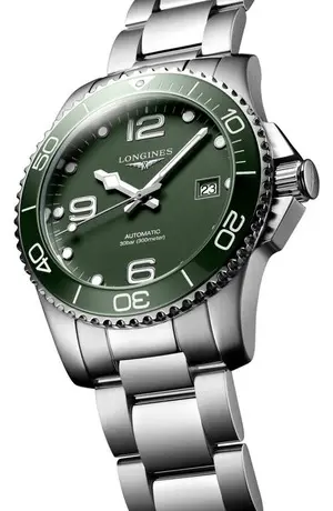 LONGINES Hydroconquest Automatic Bracelet Watch - Green