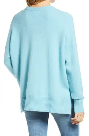 Treasure & Bond Crewneck Pullover - Blue Milky