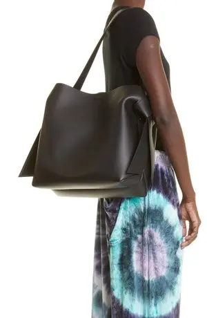 Acne Studios Musubi Midi Tote - Black/silver