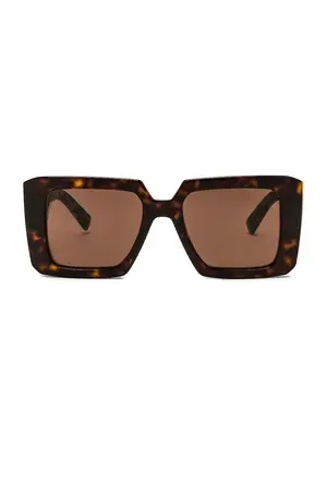 Prada Prada Square Sunglasses Havana