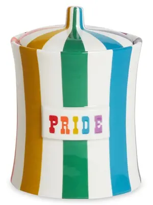 Jonathan Adler Vice Pride Porcelain Canister - Black