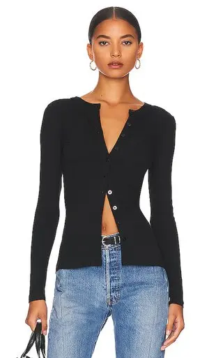 Superdown Sasha Button Top