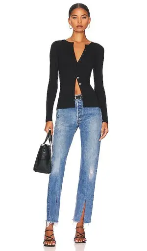 Superdown Sasha Button Top