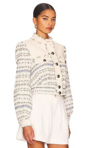 Veronica Beard Darren Jacket In Cream