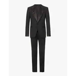 TOM FORD Shelton-fit Single-breasted Wool-blend Evening Suit - Blk Sld