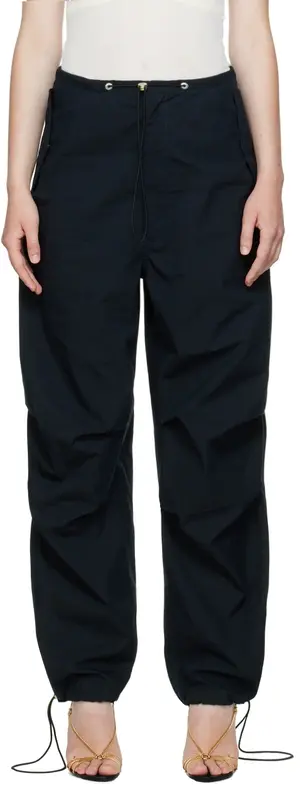 DION LEE Dion Lee Toggle Parachute Trousers - Black