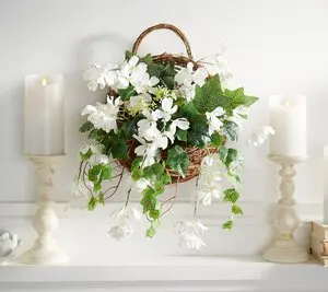 VALERIE PARR HILL As Is Dogwood And Ivy Hanging Basket Valerie - One-color