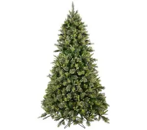 VICKERMAN 6.5' Cashmere Pine Led Tree By - One-color