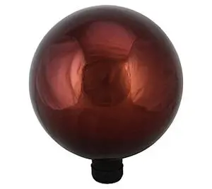 NORTHLIGHT Shiny Berry Red Gazing Ball - One-color