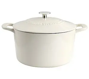 MARTHA STEWART Enameled Cast Iron 7-quart Dutch Oven With Lid - One-color