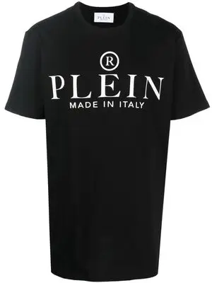 Philipp Plein Logo-print Short-sleeved T-shirt - Black