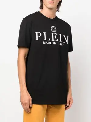 Philipp Plein Logo-print Short-sleeved T-shirt - Black