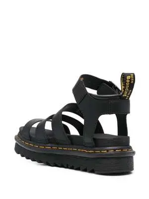 Dr. Martens Blaire Flat Sandals - Black