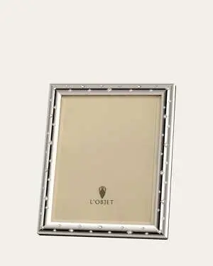 L'Objet Stars Platinum Picture Frame, 5" X 7 - Silver