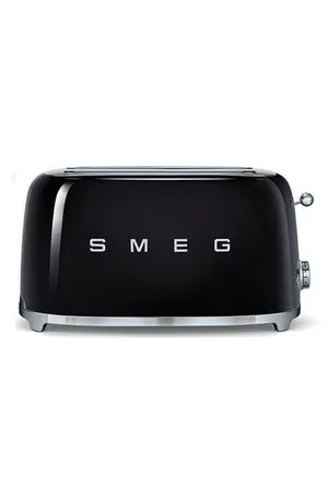 SMEG 50s Retro Style Four-slice Toaster - Black