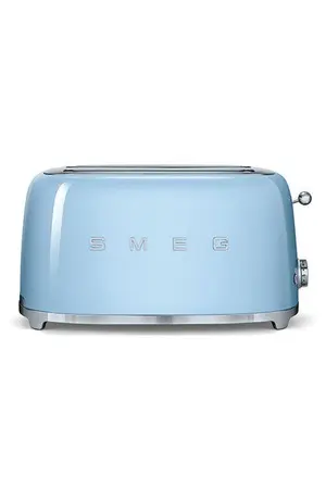 SMEG 50s Retro Style Four-slice Toaster Pastel Blue