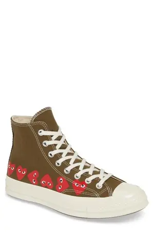 Comme Des Garçons X Converse Chuck Taylor High Top Sneaker