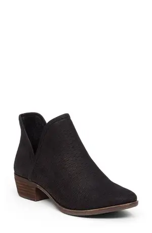 Lucky Brand Baley Bootie Black Nubuck