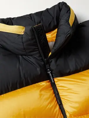 Moncler Logo-appliquéd Quilted Down Hooded Jacket
