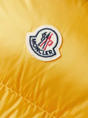 Moncler Logo-appliquéd Quilted Down Hooded Jacket