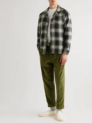 Officine Générale Judas Checked Cotton-flannel Overshirt