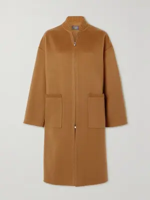 Loro Piana Cashmere Midi Coat - Brown