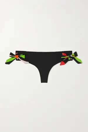 Emilio Pucci Printed Bikini Briefs Black