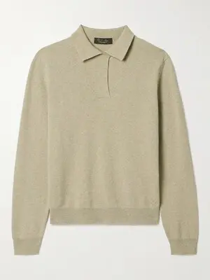 Loro Piana Cashmere Polo Sweater