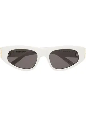 Balenciaga Dynasty D-Frame Sunglasses White