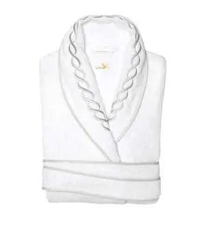 PRATESI Cotton Treccia Bathrobe - Grey