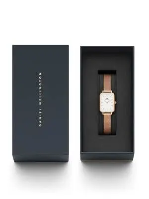 DANIEL WELLINGTON Quadro Pressed Melrose 20x26mm - White