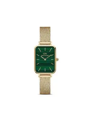 DANIEL WELLINGTON Quadro Pressed Evergold 20x26mm - Green