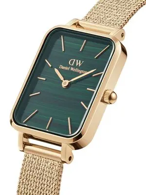DANIEL WELLINGTON Quadro Pressed Evergold 20x26mm - Green
