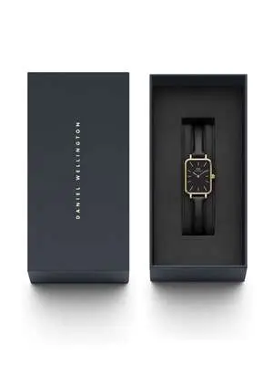 DANIEL WELLINGTON Quadro Pressed Sheffield 20x26mm - Black