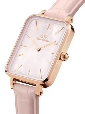 DANIEL WELLINGTON Quadro Pressed Rouge 20x26mm - Pink