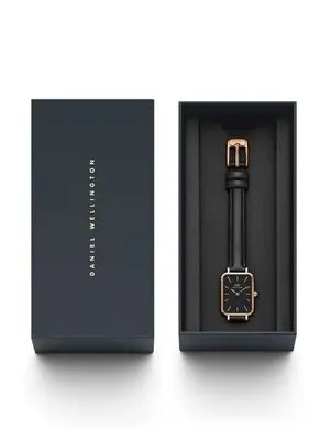 DANIEL WELLINGTON Quadro Pressed Sheffield 20x26mm - Black