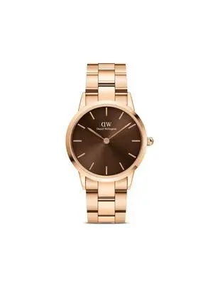 DANIEL WELLINGTON Iconic Link 36mm Watch - Brown