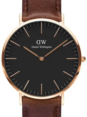 DANIEL WELLINGTON 40mm Briston Watch - Black