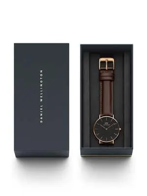 DANIEL WELLINGTON 40mm Briston Watch - Black