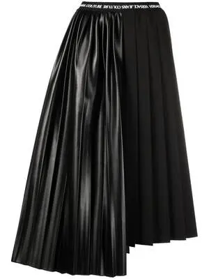 Versace Pleated Asymmetric Skirt