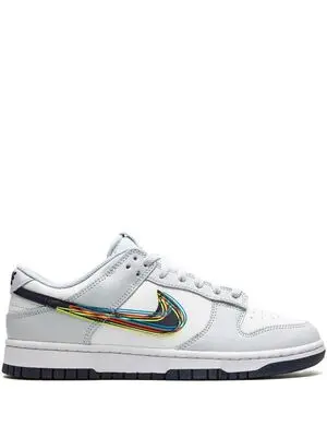 Nike Dunk Low 3d Swoosh Sneakers - White