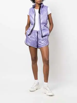 Moncler Drawstring Track Shorts - Purple