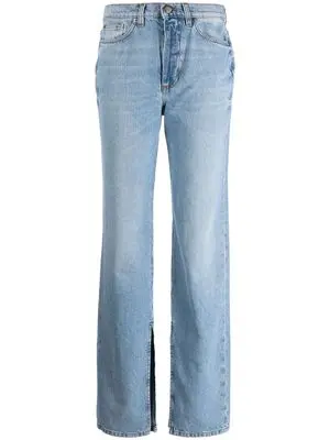 TWINSET High-rise Straight-leg Jeans