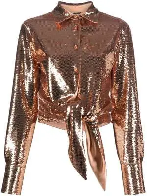 TOM FORD Sequin-embellished Long-sleeve Shirt